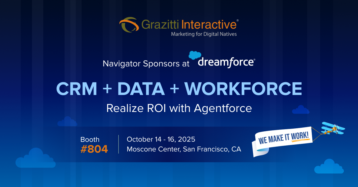 Grazitti Interactive | Sponsor at Dreamforce 2025