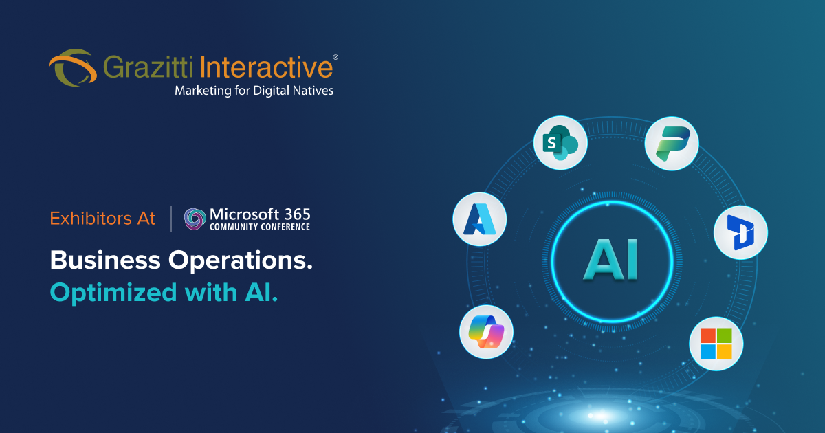 Grazitti at Microsoft 365 Community Conference | Apr 21–23