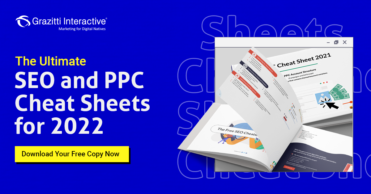 Free SEO & PPC Cheat Sheets [2022] - Grazitti Interactive